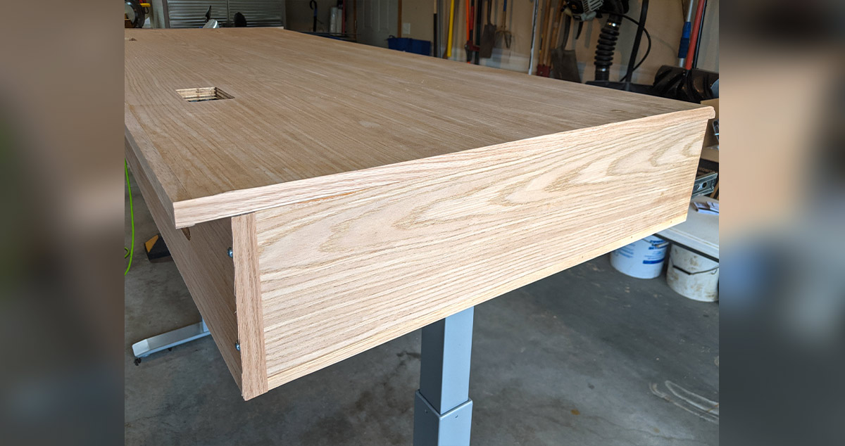 DIY Desk Top with Lift Desk System - Project by Maximillion at Menards®