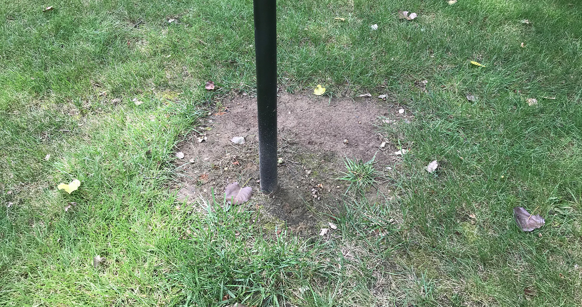 Post Light Flower Bed Ring - Project by Kent at Menards®