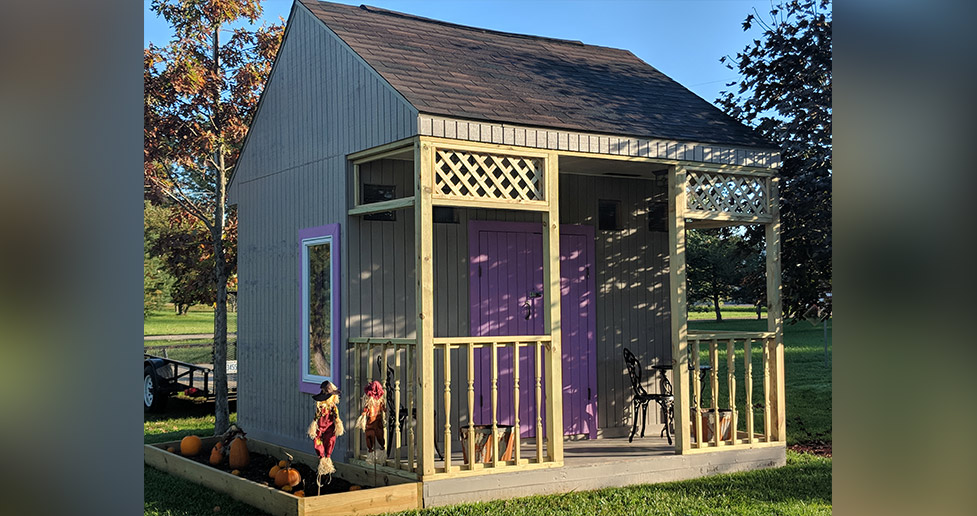 Wine She-Shed - Project by Camey at Menards®