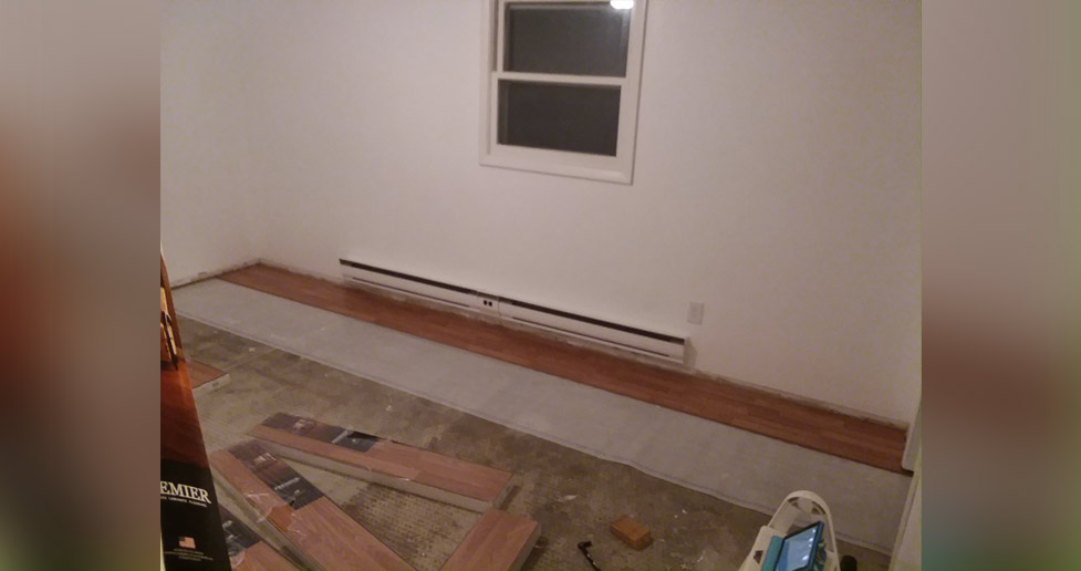 Bedroom Floor - Project by Colleen at Menards®