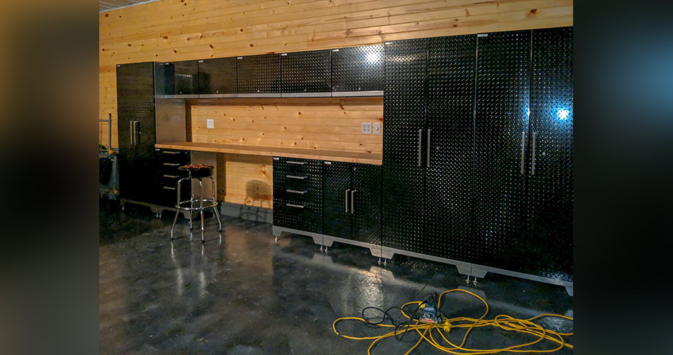 Garage Build aka Pub N Grub - Project by Scott at Menards®