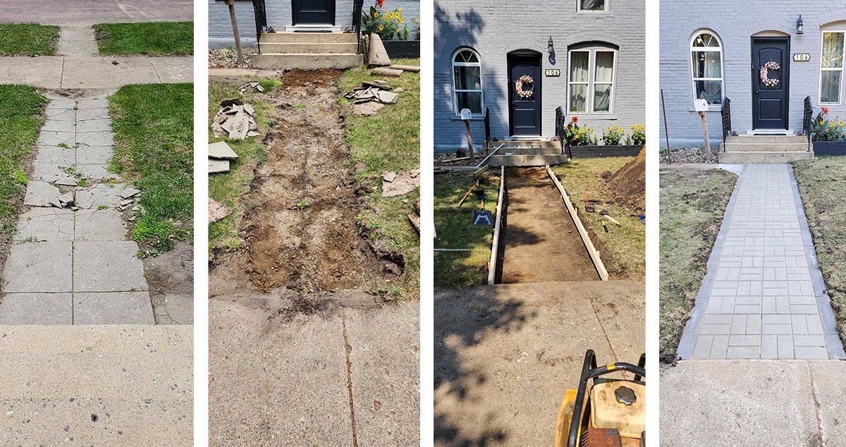 Patterned Walkway - Project by Jennifer at Menards®