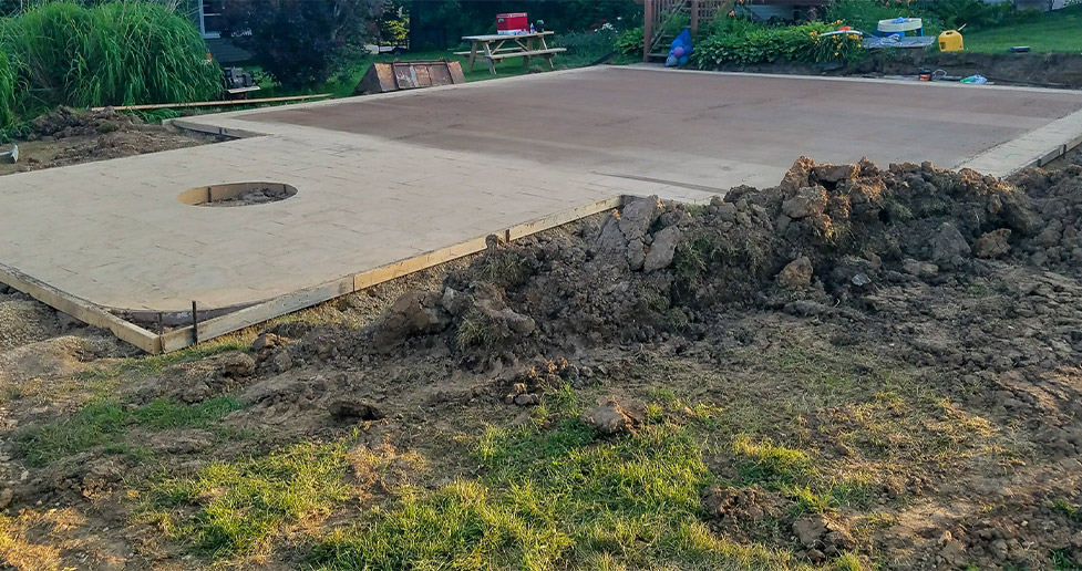 Retaining Wall Around Patio - Project by Ryan at Menards®