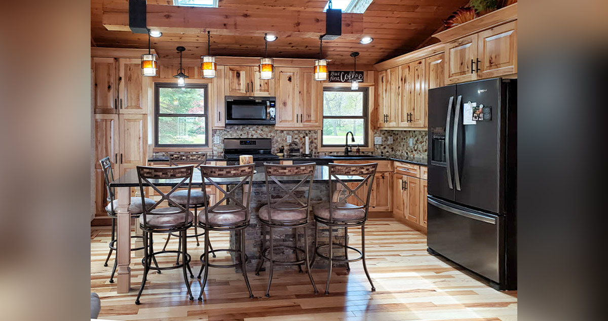 Hickory & Stone Kitchen - Project by Jeremy at Menards®