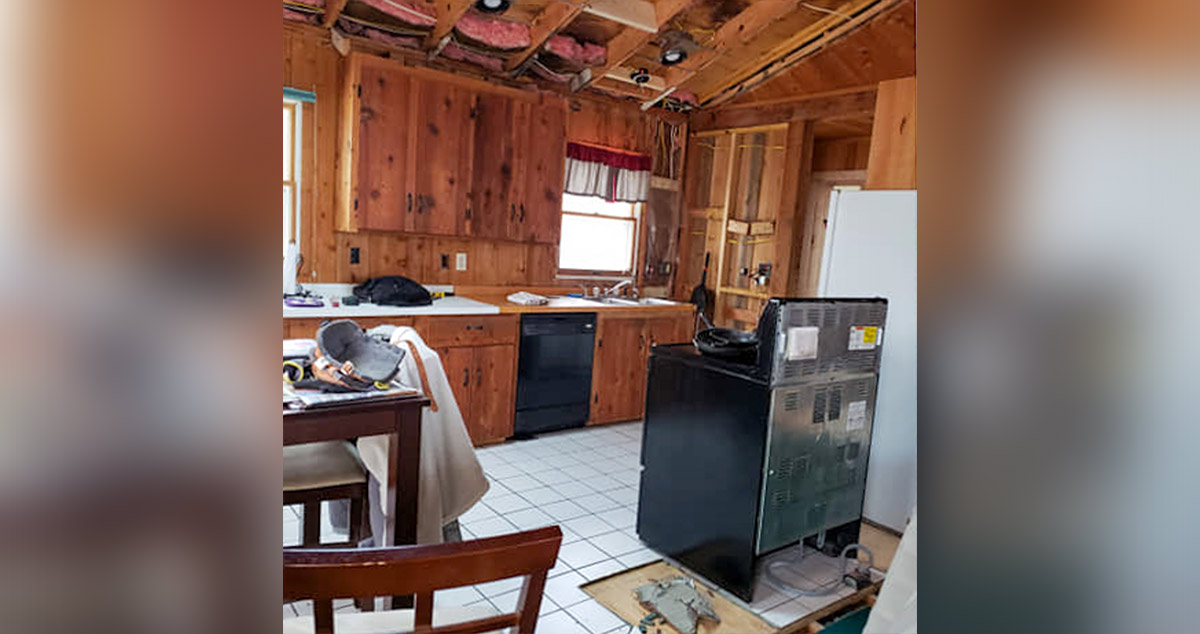 Hickory & Stone Kitchen - Project by Jeremy at Menards®