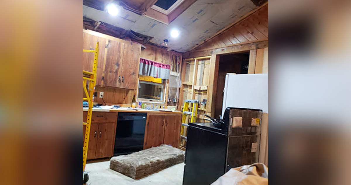 Hickory & Stone Kitchen - Project by Jeremy at Menards®