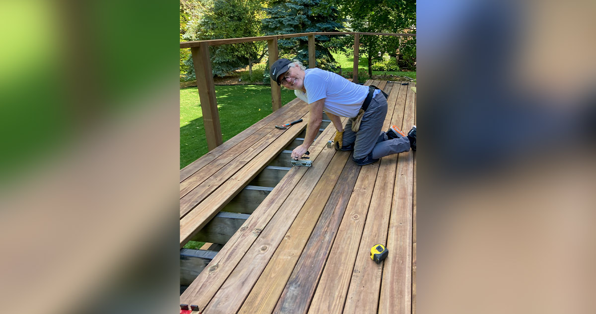 New Deck Top - Project by Joel at Menards®