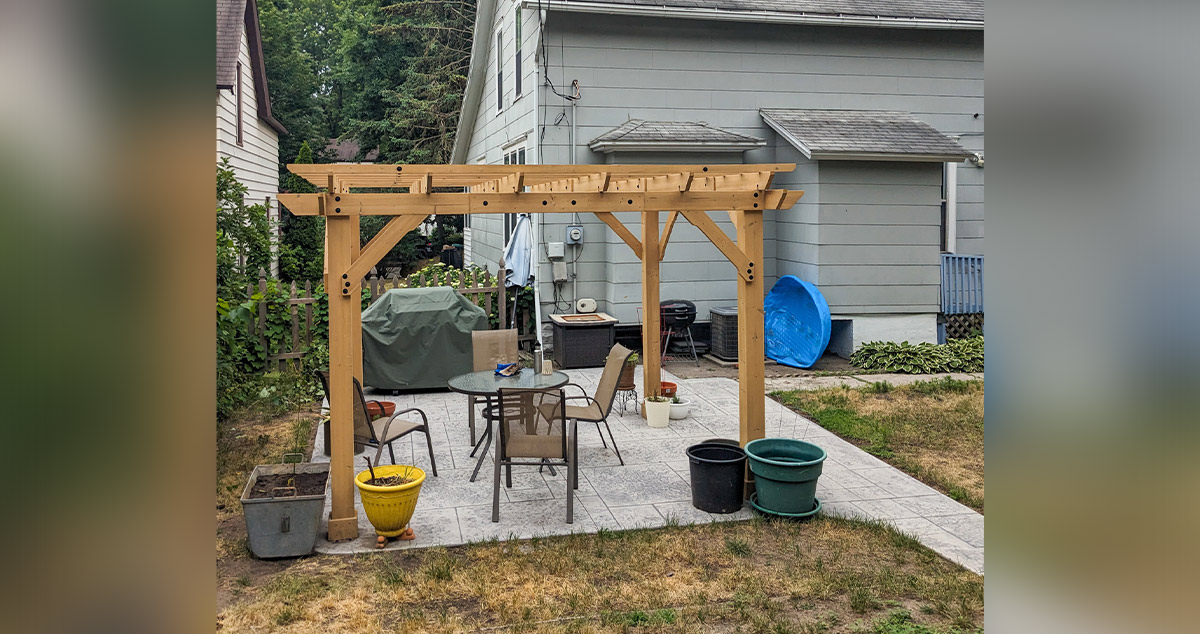 Gilgenders Family Pergola - Project by Megan at Menards®