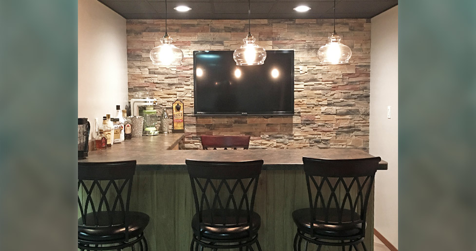 Basement Bar - Project by Douglas at Menards®