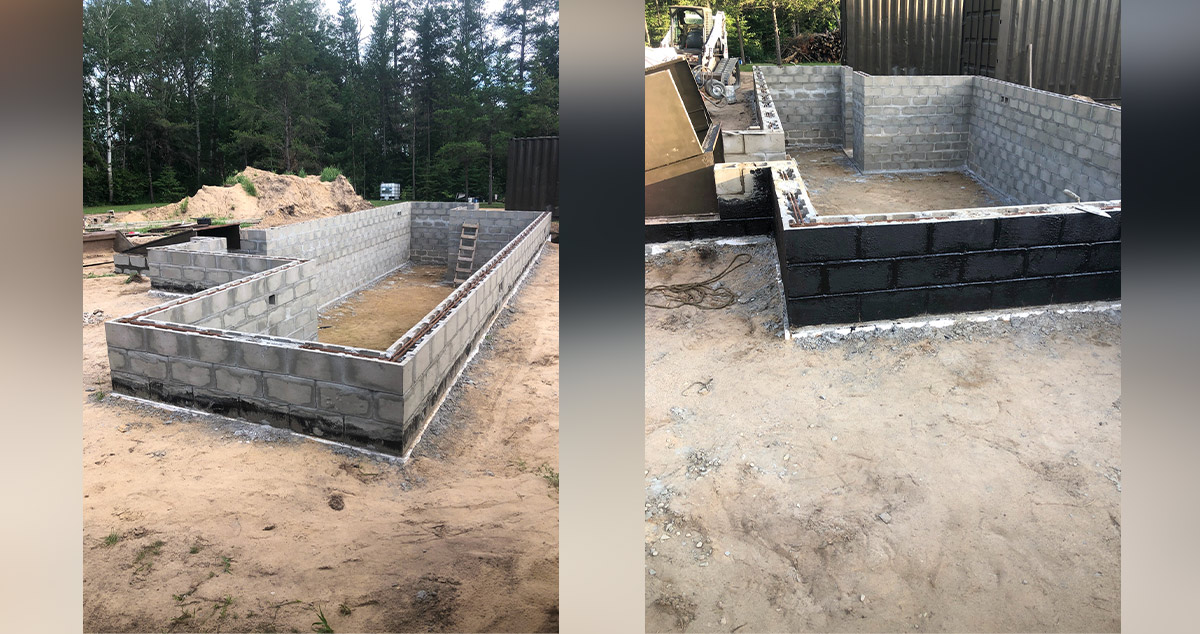 Container House Basement - Project by Chad at Menards®