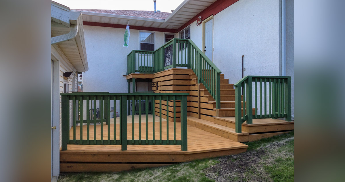 Multi-Level Freestanding Deck - Project by Walt at Menards®