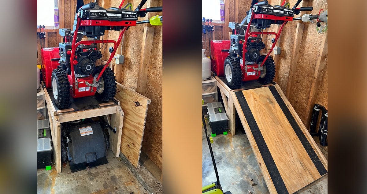 Snow Blower Parking Garage - Project by Tyson at Menards®
