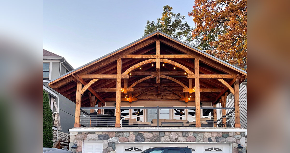 Lake House Gazebo - Project by Jeffrey at Menards®