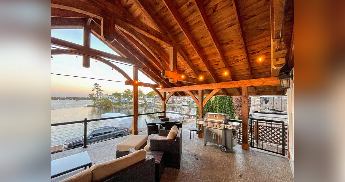 Lake House Gazebo - Project by Jeffrey at Menards®