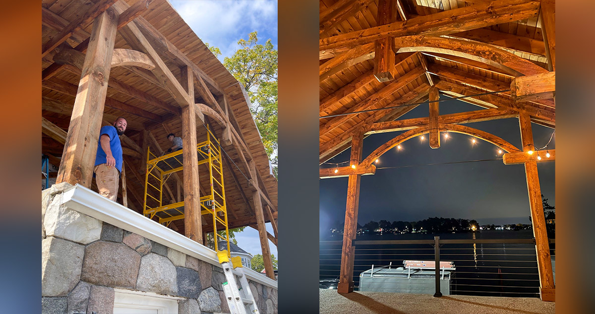 Lake House Gazebo - Project by Jeffrey at Menards®