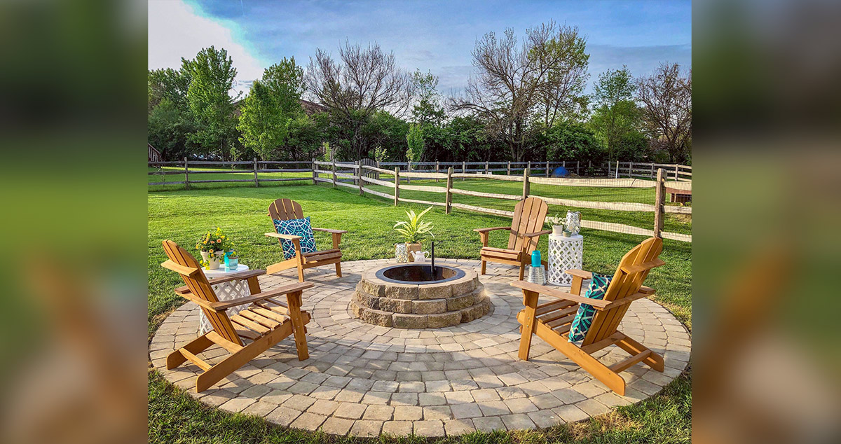 Circular Backyard Patio - Project by Kate at Menards®
