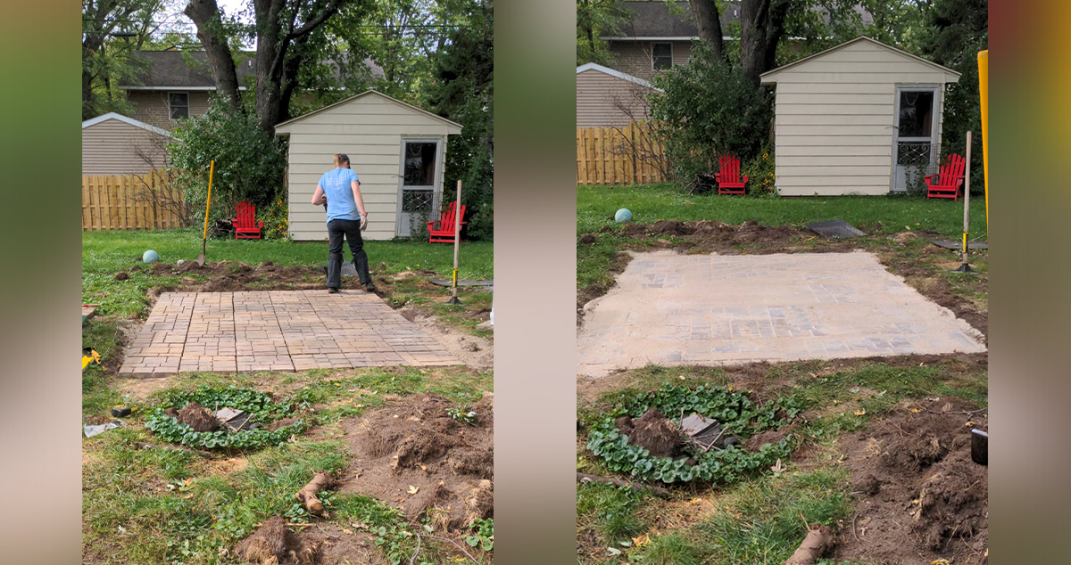 Perfect Paver Patio - Project by Maria at Menards®