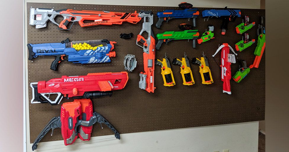Nerf® Gun Wall - Project by Taylor at Menards®