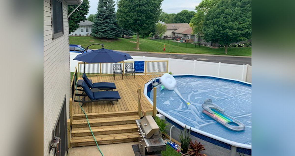 Backyard Pool Patio - Project by Ronald at Menards®