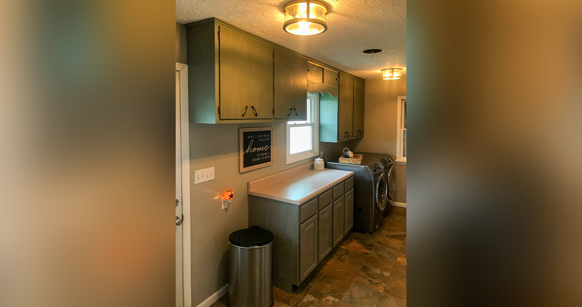 Rustic Laundry Room Makeover - Project by Cindy at Menards®