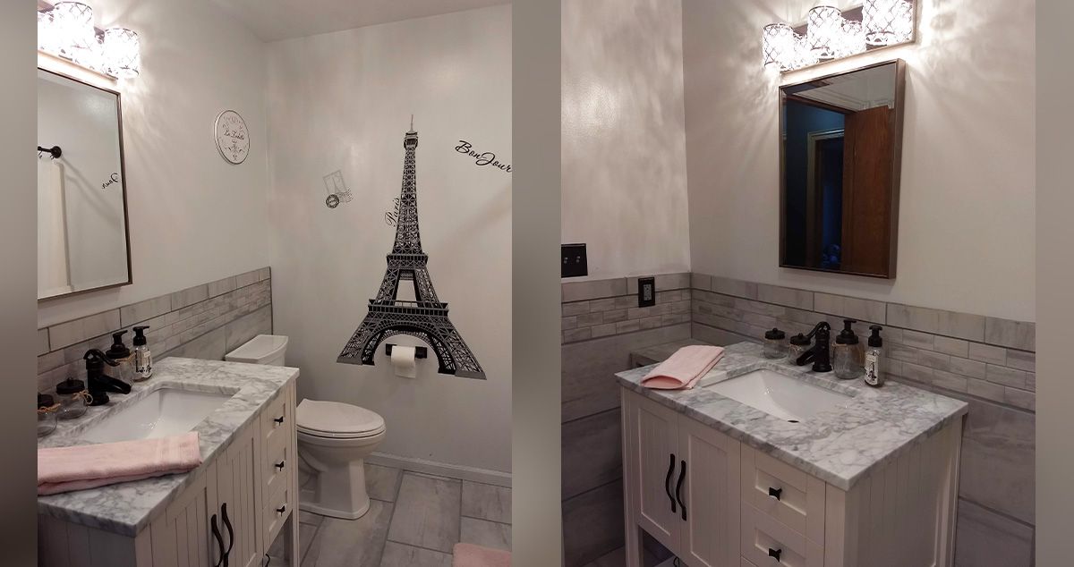 Complete Bathroom Gut & Remodel - Project by Cindi at Menards®