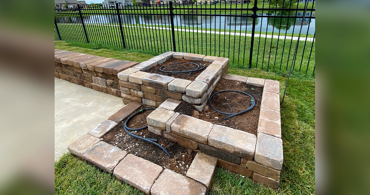 Resort Pool Wall - Project by Gaile at Menards®