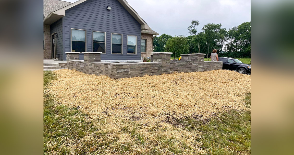 Patio & Fire Pit Install - Project by Pamela at Menards®