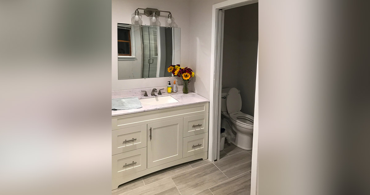 Modern Master Bath - Project by Eric at Menards®