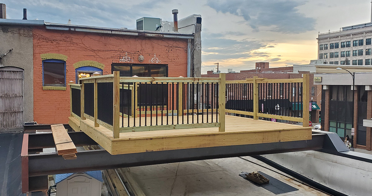 Floating Rooftop Deck - Project by Austin at Menards®