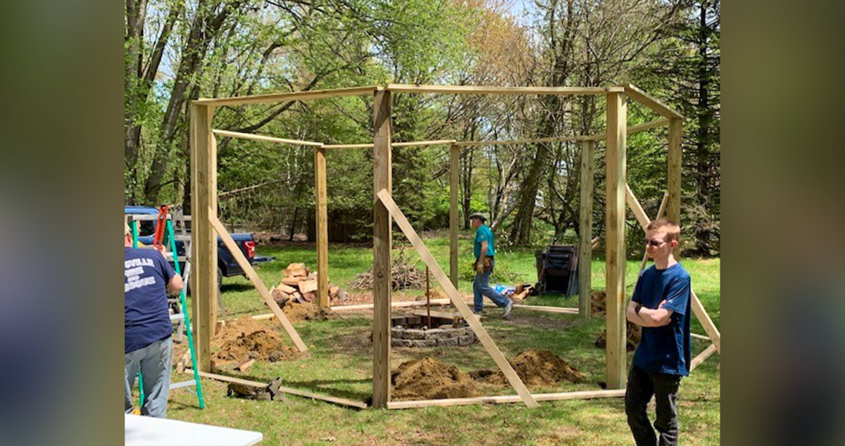 Fire Pit Octagon - Project by Karyn at Menards®