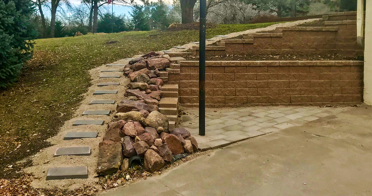 Upgraded Retaining Walls - Project by Kenneth at Menards®