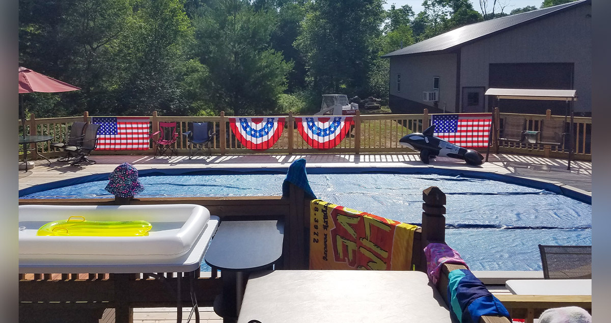 Huge Pool Deck - Project by Bryan at Menards®