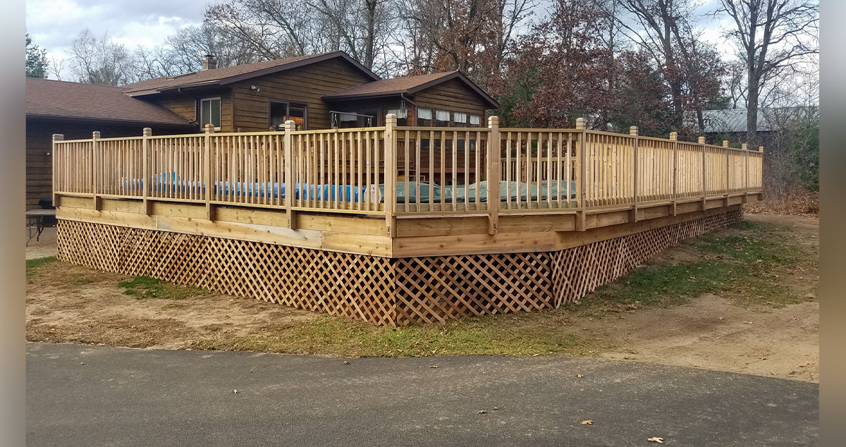 Huge Pool Deck - Project by Bryan at Menards®