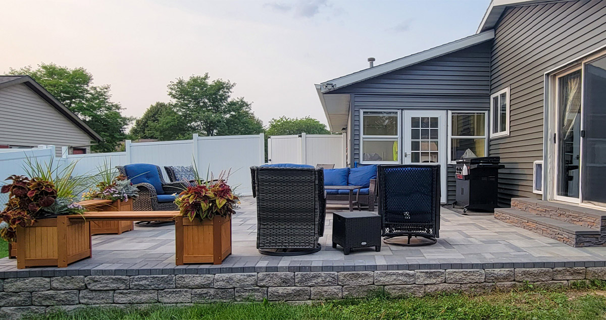 Backyard Oasis Patio - Project by Stephanie at Menards®