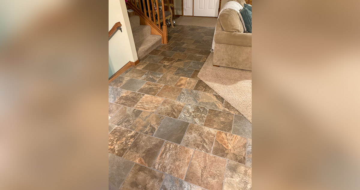 Updated Main Level Flooring - Project by Amy at Menards®