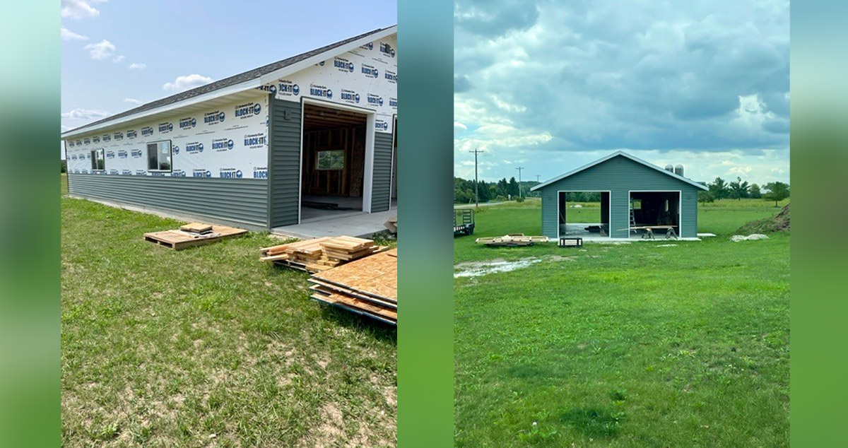 Detached Garage Build - Project by Brad at Menards®