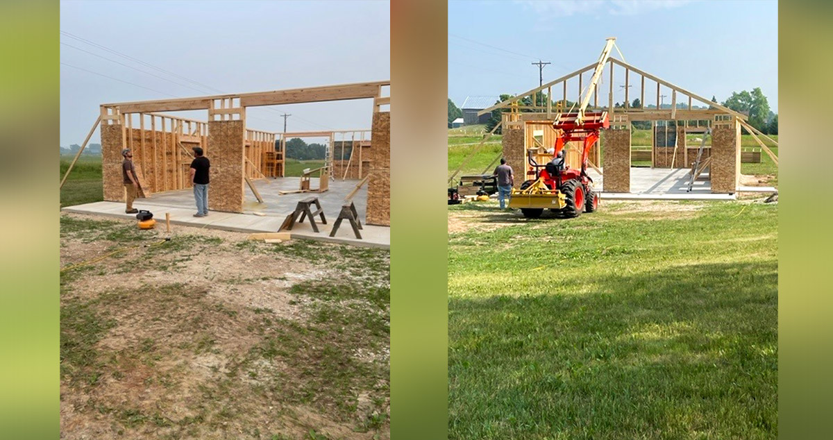 Detached Garage Build - Project by Brad at Menards®