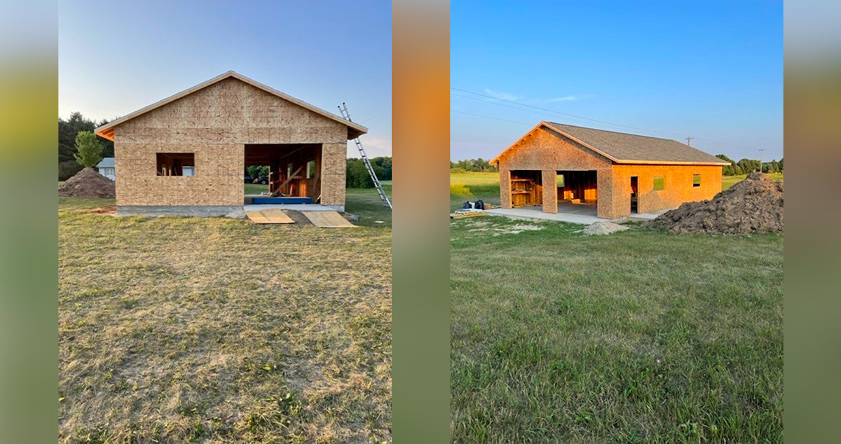 Detached Garage Build - Project by Brad at Menards®