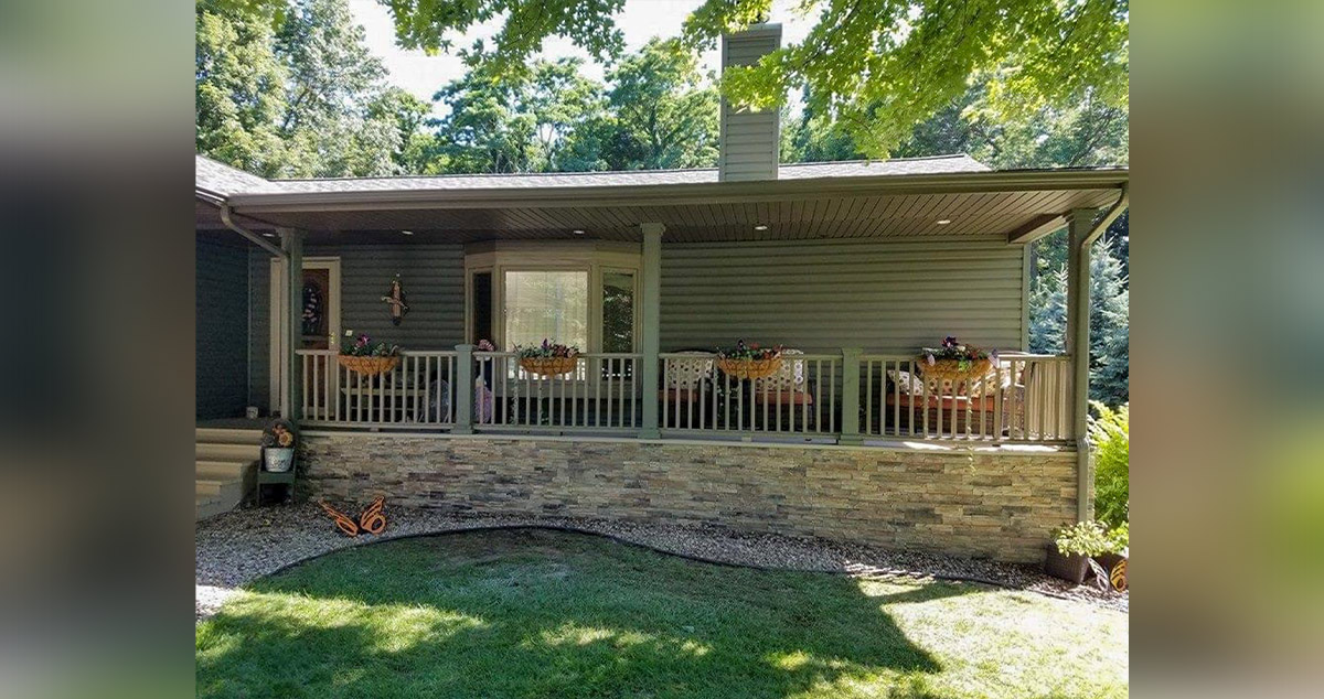 Improved Front Home Appearance - Project by Ron at Menards®