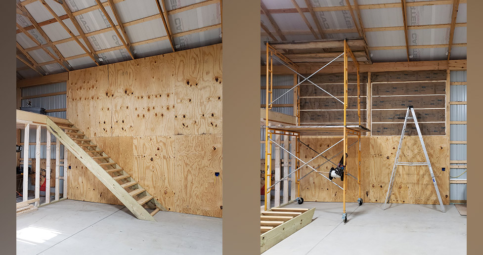 Pole Barn Insulation Job - Project by Ken at Menards®