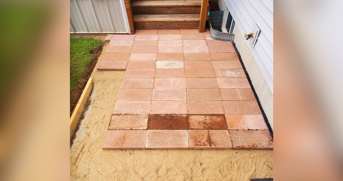 Block Walkway - Project by Blake at Menards®