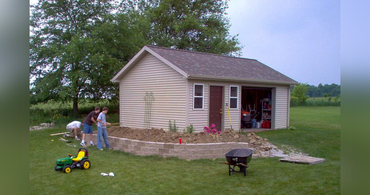 Backyard Workshop Shed - Project by Julie at Menards®
