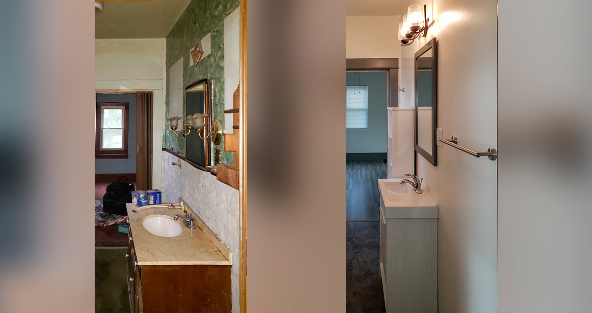 Jack-and-Jill Bathroom - Project by Chad at Menards®