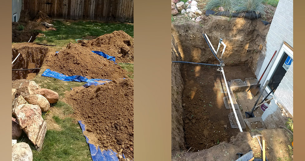 Retaining Wall Window Wells - Project by Michelle at Menards®