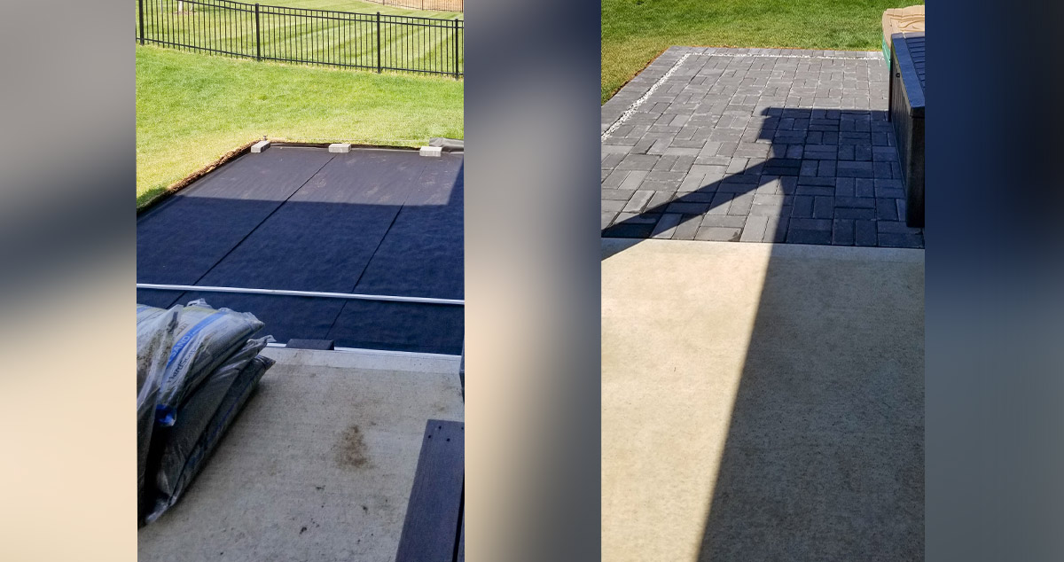 Paver Patio Extension - Project by Stacy at Menards®