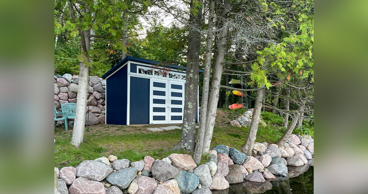 Lakeside She Shed - Project by Janet at Menards®
