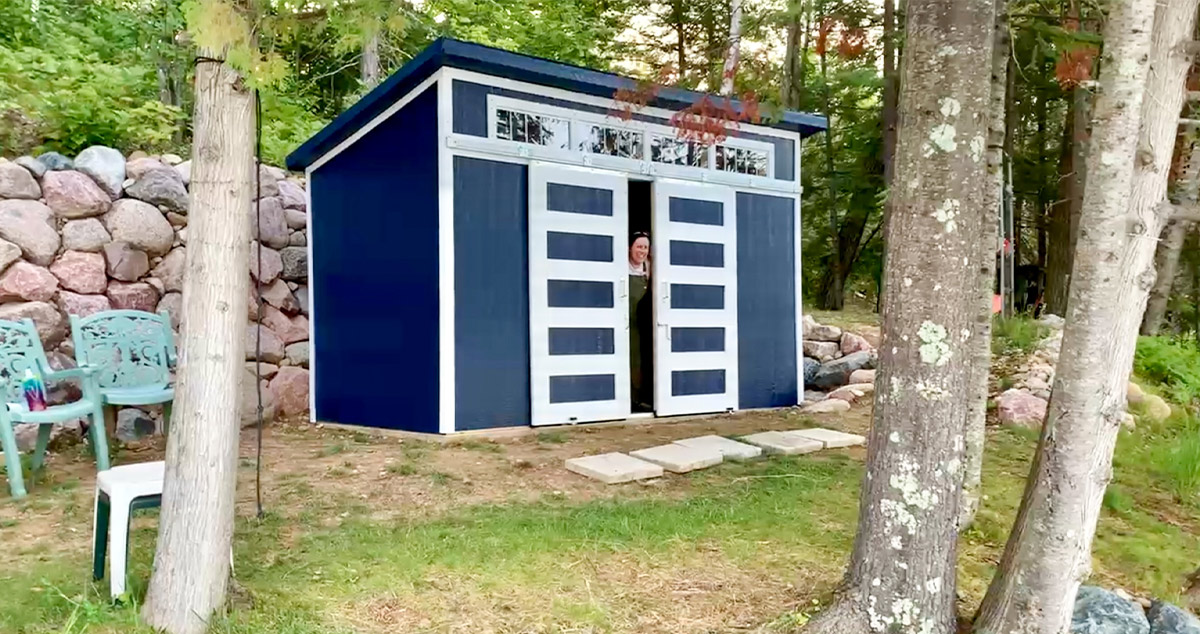 Lakeside She Shed - Project by Janet at Menards®