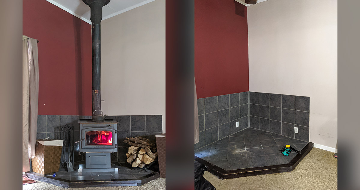 Wood Stove Remodel - Project by Jillian at Menards®