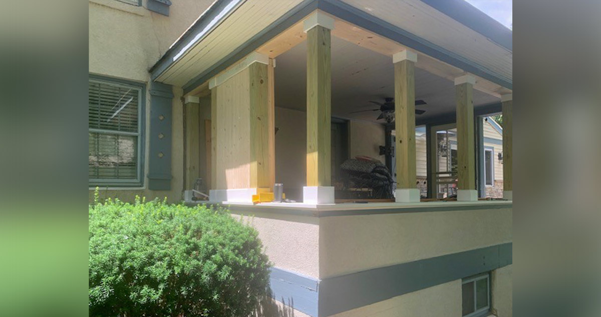 Screened-In Porch Makeover - Project by Summer at Menards®