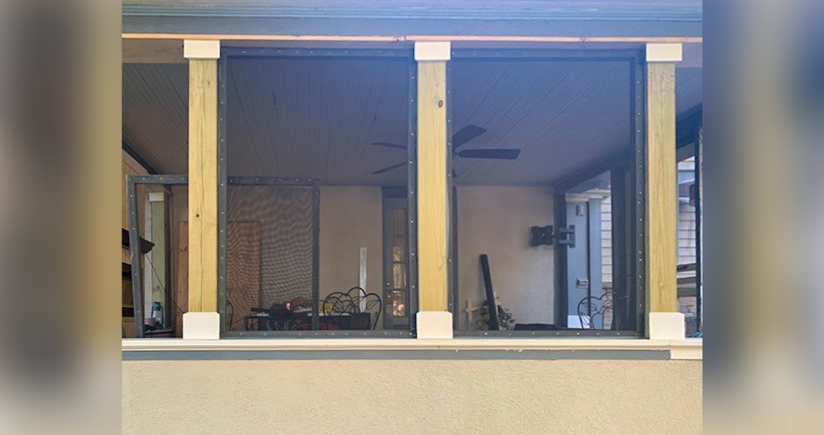 Screened-In Porch Makeover - Project by Summer at Menards®